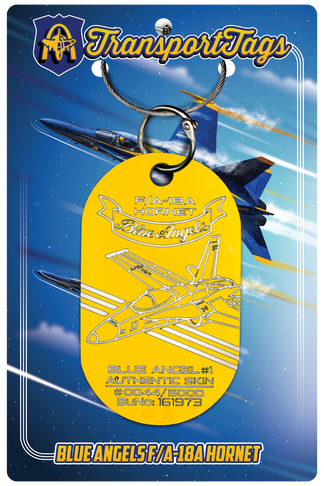Blue Angels F/A-18A Hornet – Transport Tags LLC